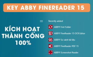 Key Abbyy Finereader 15 hướng dẫn active 100% thành công